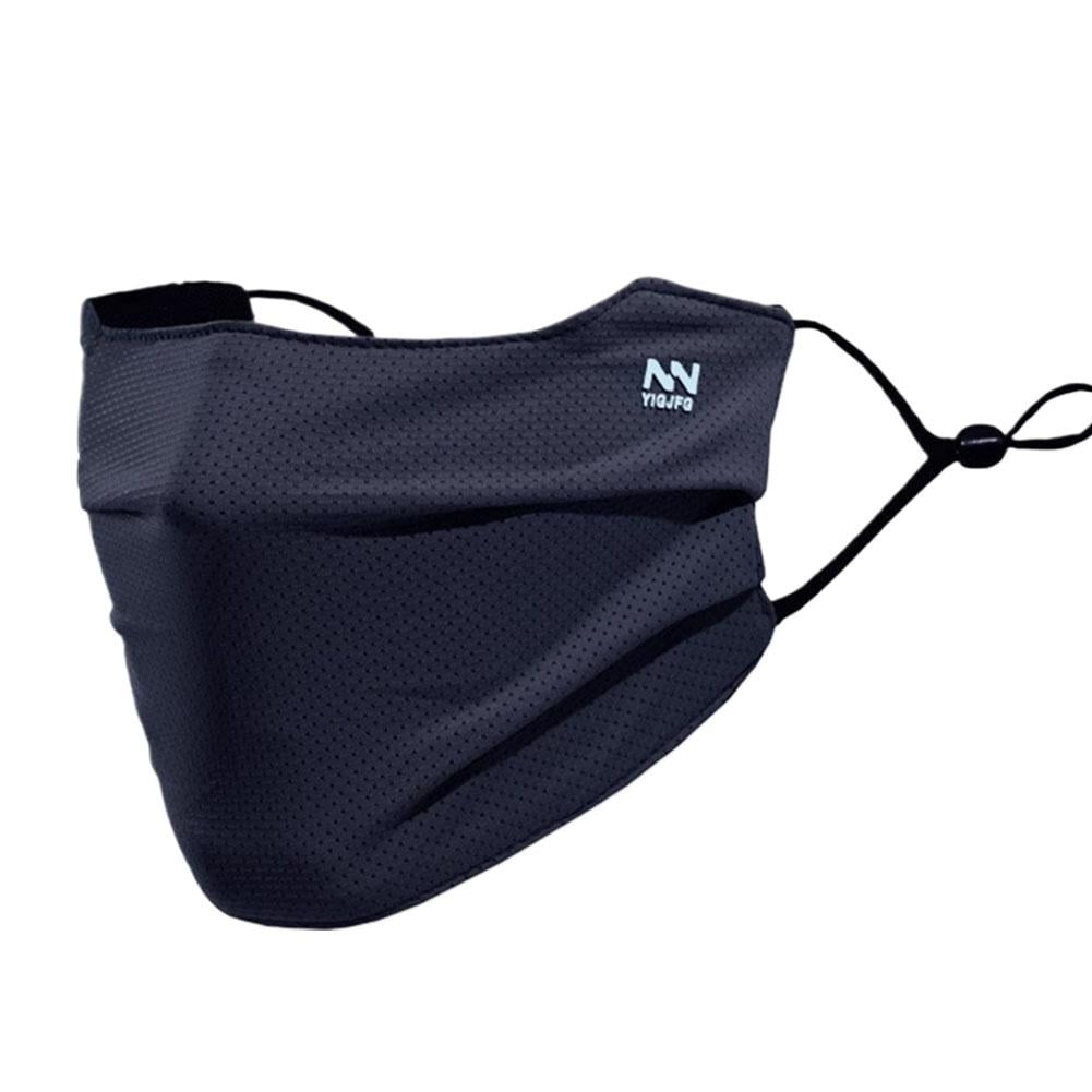 Breathable Sun Protection Face Mask Washable Sunscreen Mask Running ...