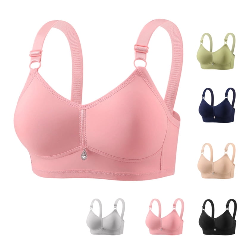 Breathable Supportive Bras for Women Full Coverage Push Up Soft ...