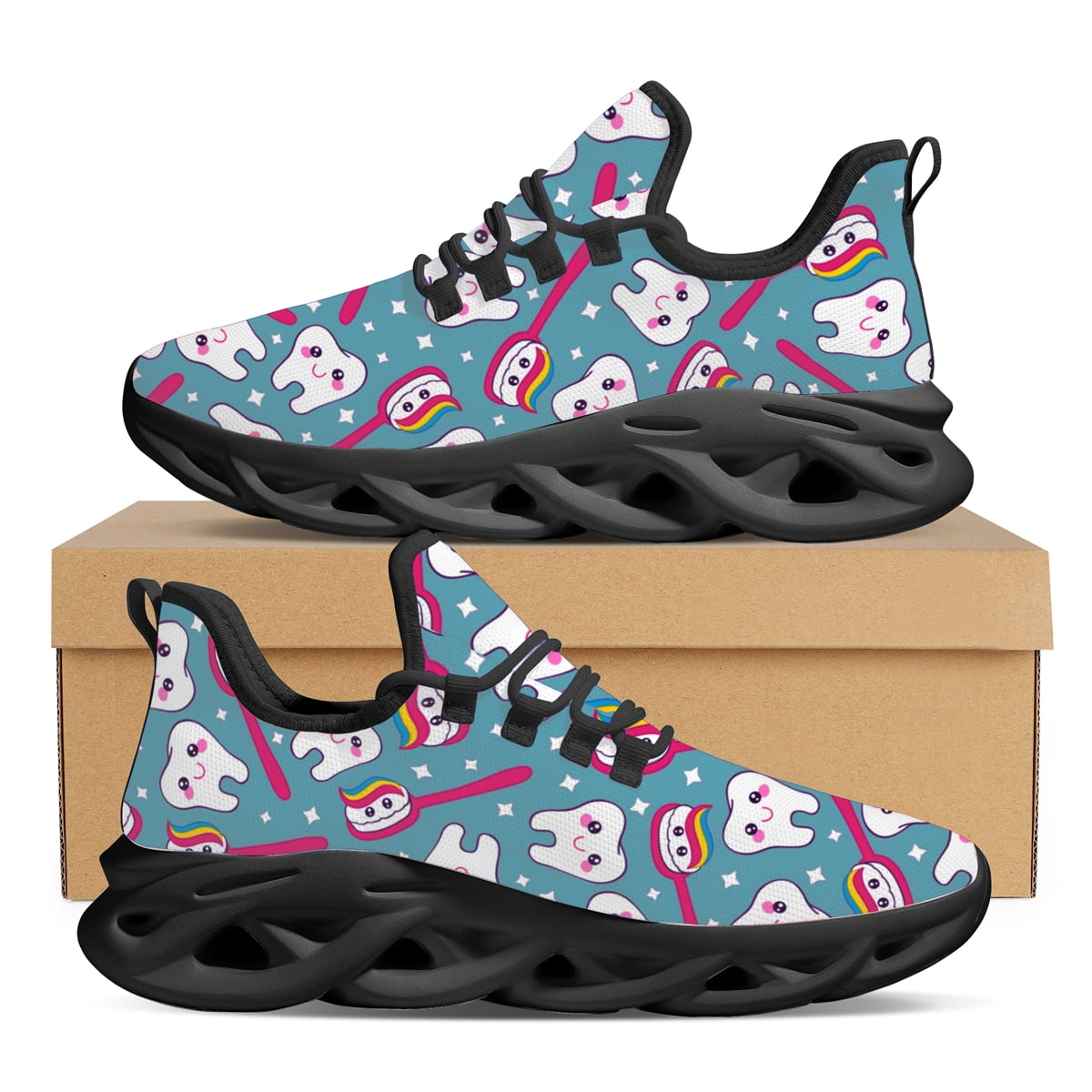 Breathable Teeth Nursing Flats Shoes Woman Casual Sneaker Premium ...