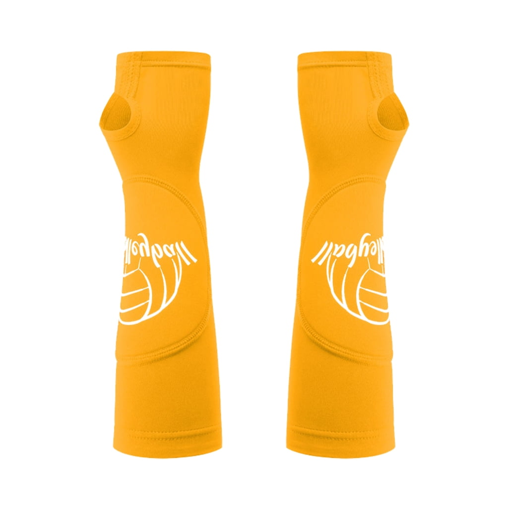 Breathable Thickened Arm Sleeves with Anti-Slip Guard for Volleyball ...