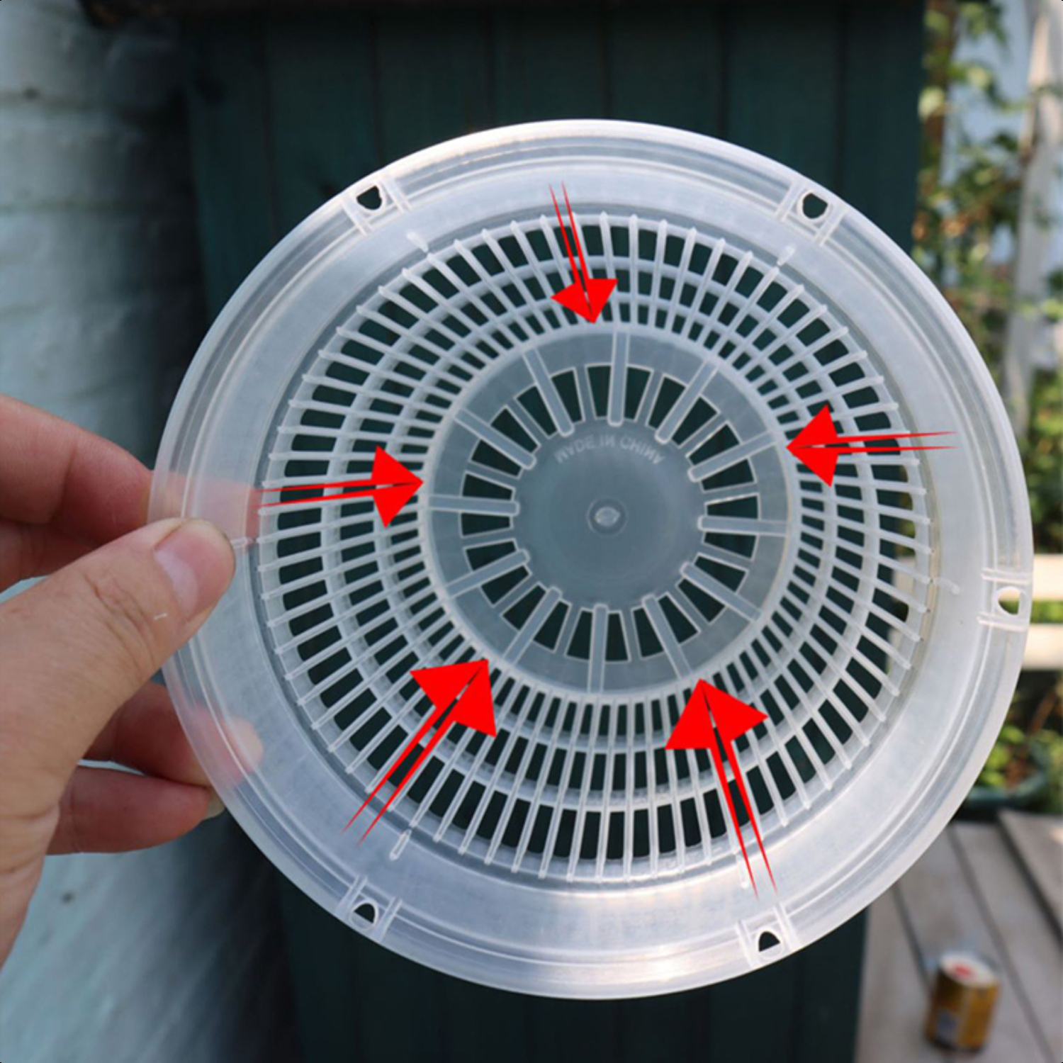 Breathable Transparent Plastic Flower Pot with Root Control for Orchid ...