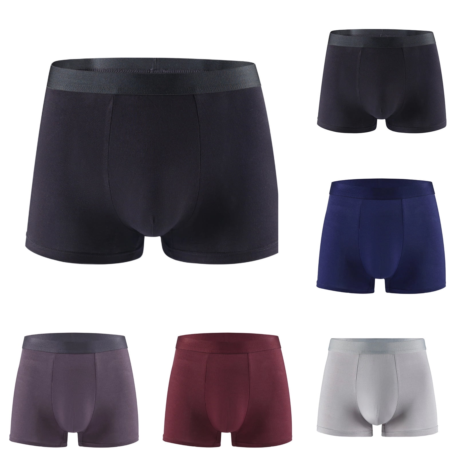 Breathable Underwear for Men Elastic Waistband Moisture Wicking Soft ...