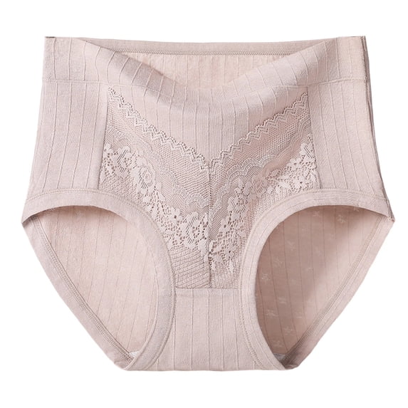 Breathable Underwear for Women Lace Briefs Comfortable Plus Size ...