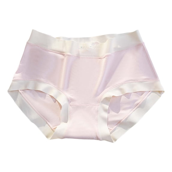 Breathable Underwear for Women No Show Thong V-Waisted Stretch Seamless ...