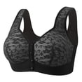 Breathable Vest Style Bralette Women's Wireless Mesh Comfortable Front ...