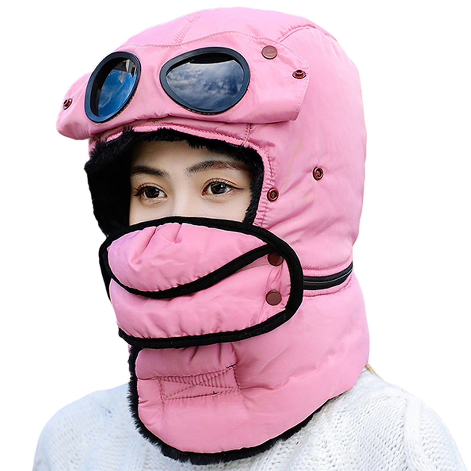 Breathable Winter Thermal Hat Comfortable Winter Hat Scarf Soft Fabric ...