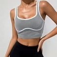 Breathable Wireless Back Design Athletic Tank Top for —Stretchy Jogging ...