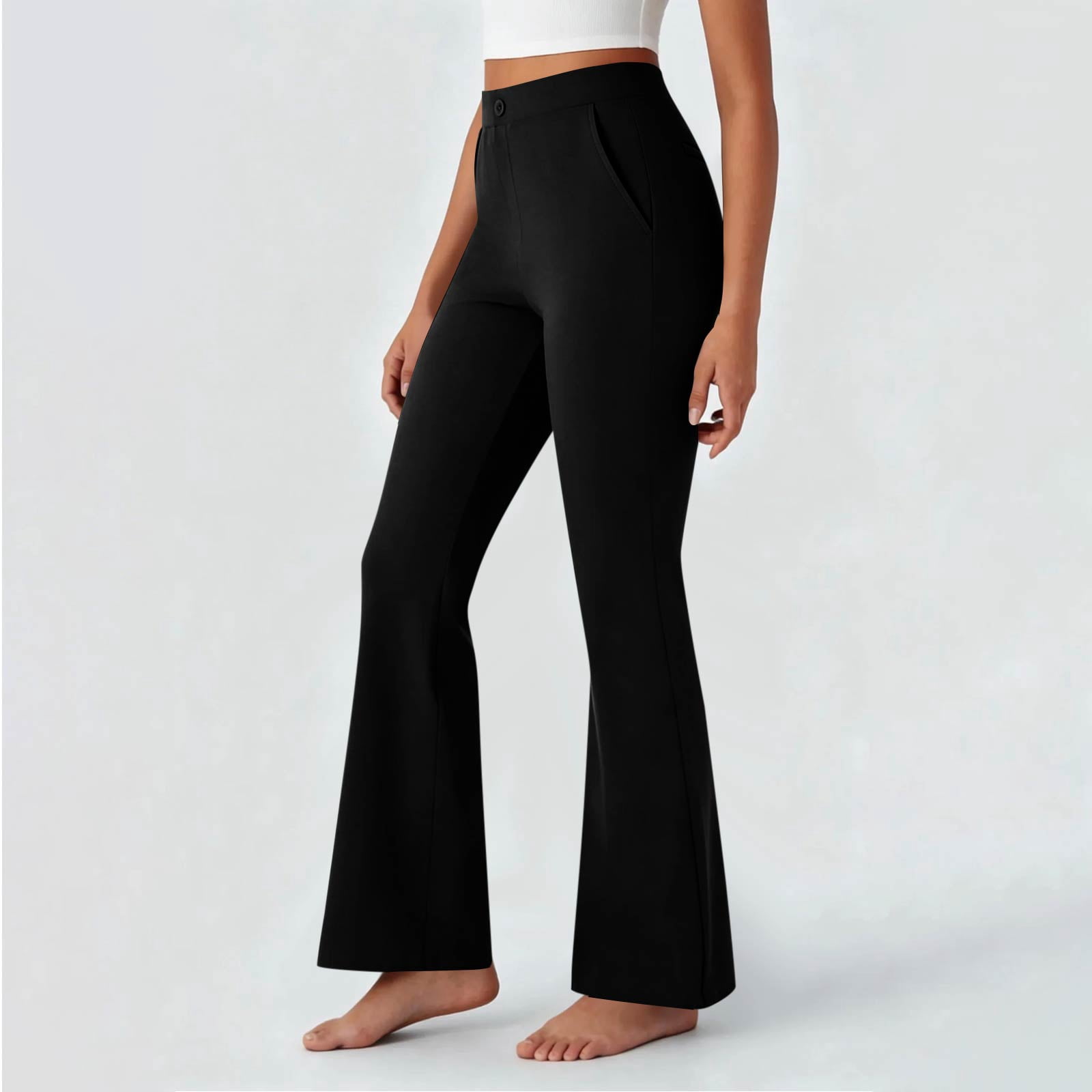 Breathable Womens Yoga Pants, Soft Trousers Fitness Pack, Sporty Womens ...