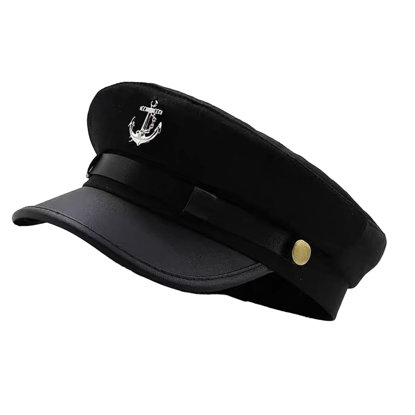 Breathable Wool Sailors Hat Traditional Warm Berets Hat with Leather ...