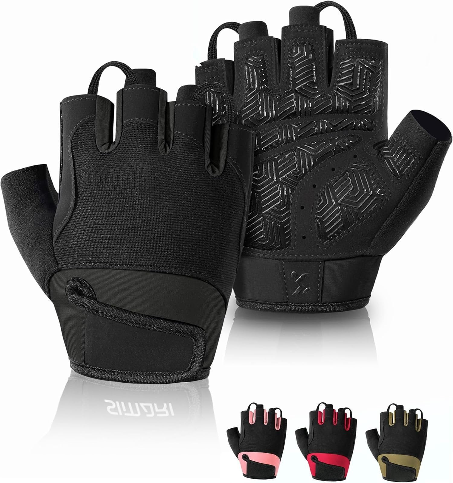 Breathable Workout Gloves for Men & Women, Weight Lifting Gloves with ...