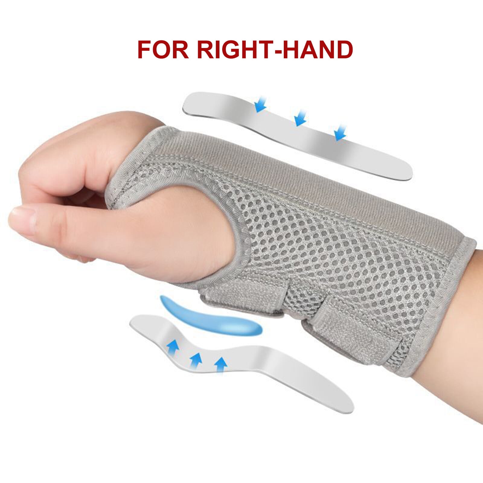 Breathable Wrist Splint Wrist Corrector Brace Sprain Immobilization ...