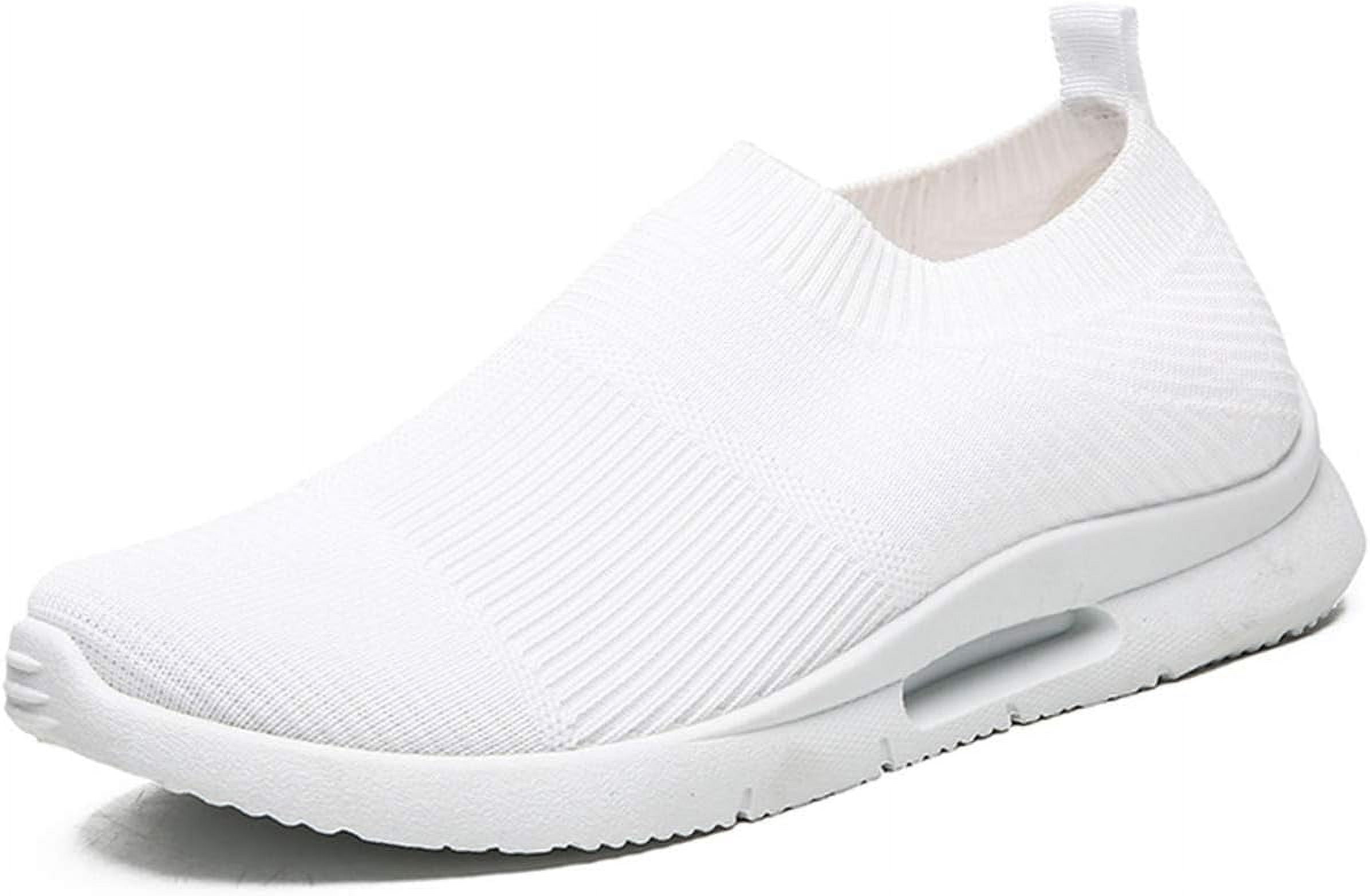 Breathable knitted mesh upper, light and breathable, can effectively ...