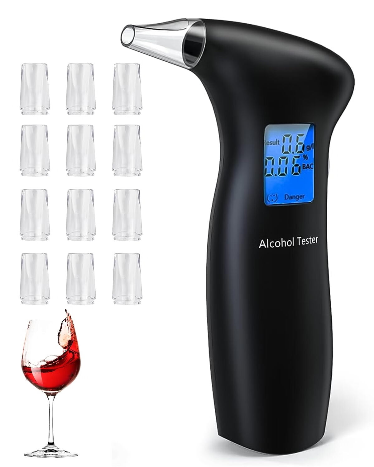 Breathalyzer,Portable Breathalyzer for Alcohol Personal Alcohol ...