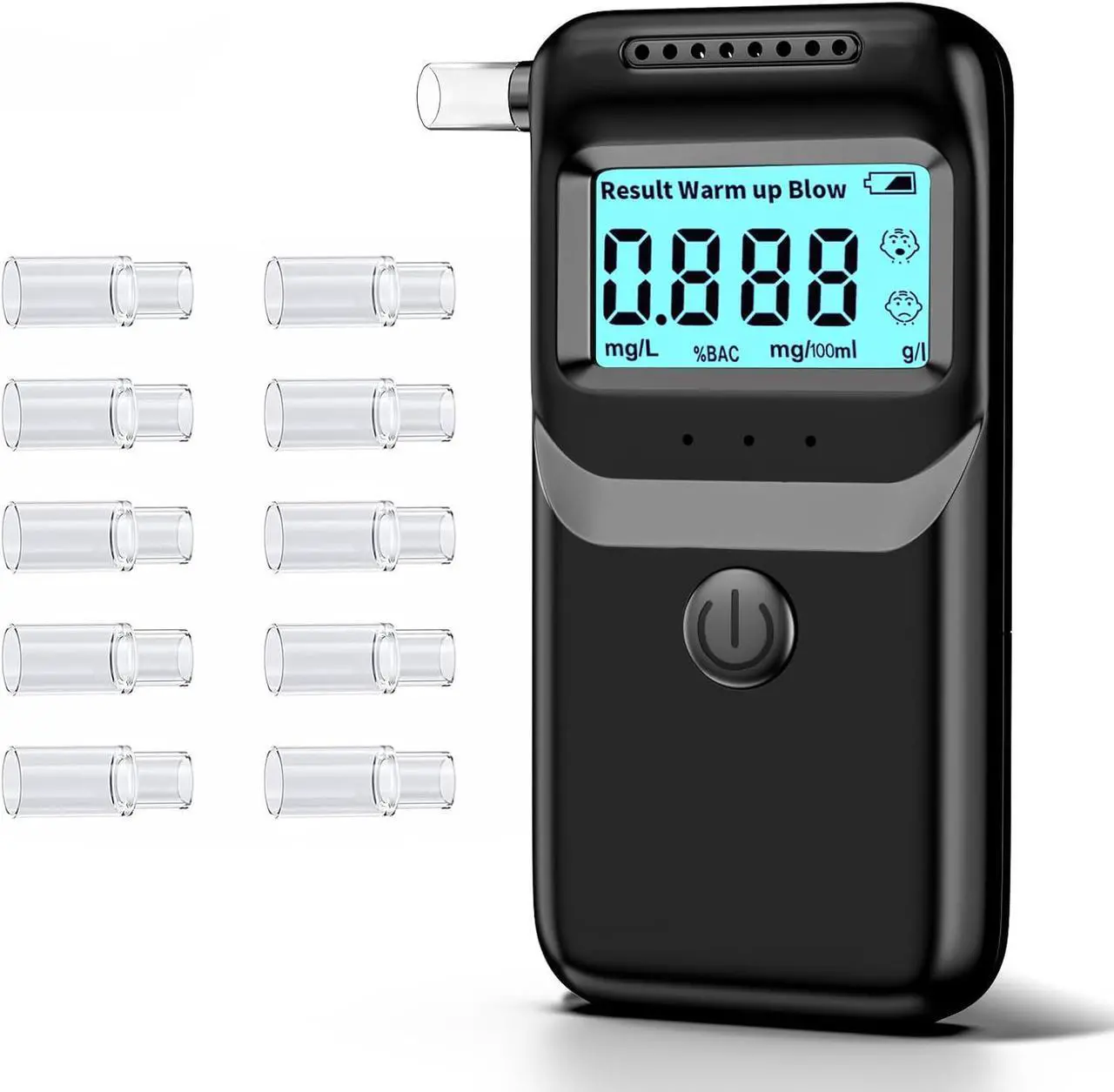 Breathalyzer, Portable Breathalyzer for Alcohol Tests Fast-High ...