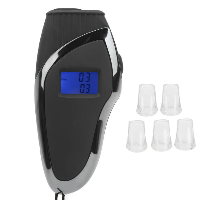 Breathalyzer Wine Tester Concentration Portable Test Blowing Drunk ...