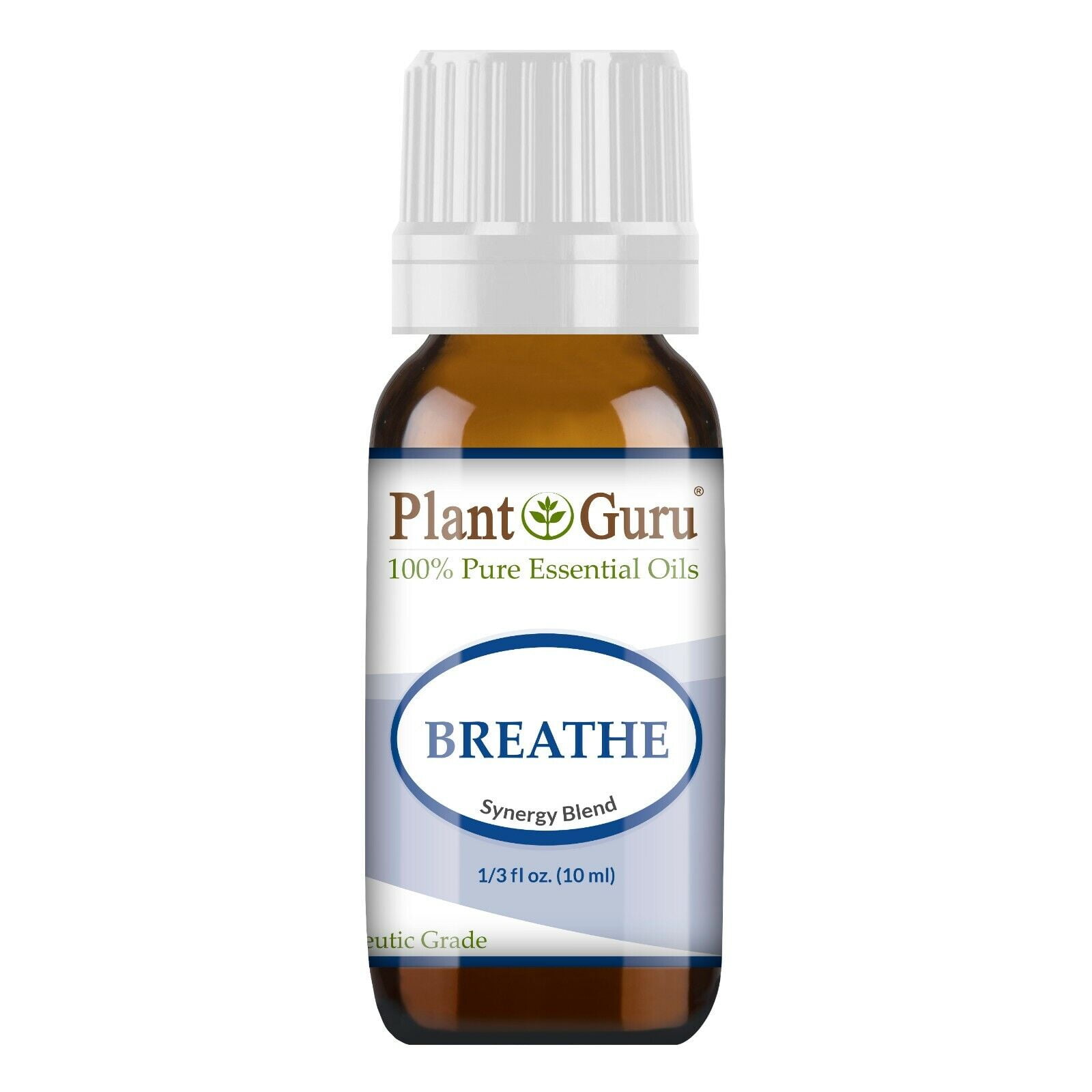 Plant Guru Breathe Essential Oil Blend, 10 ml, Eucalyptus, Peppermint ...