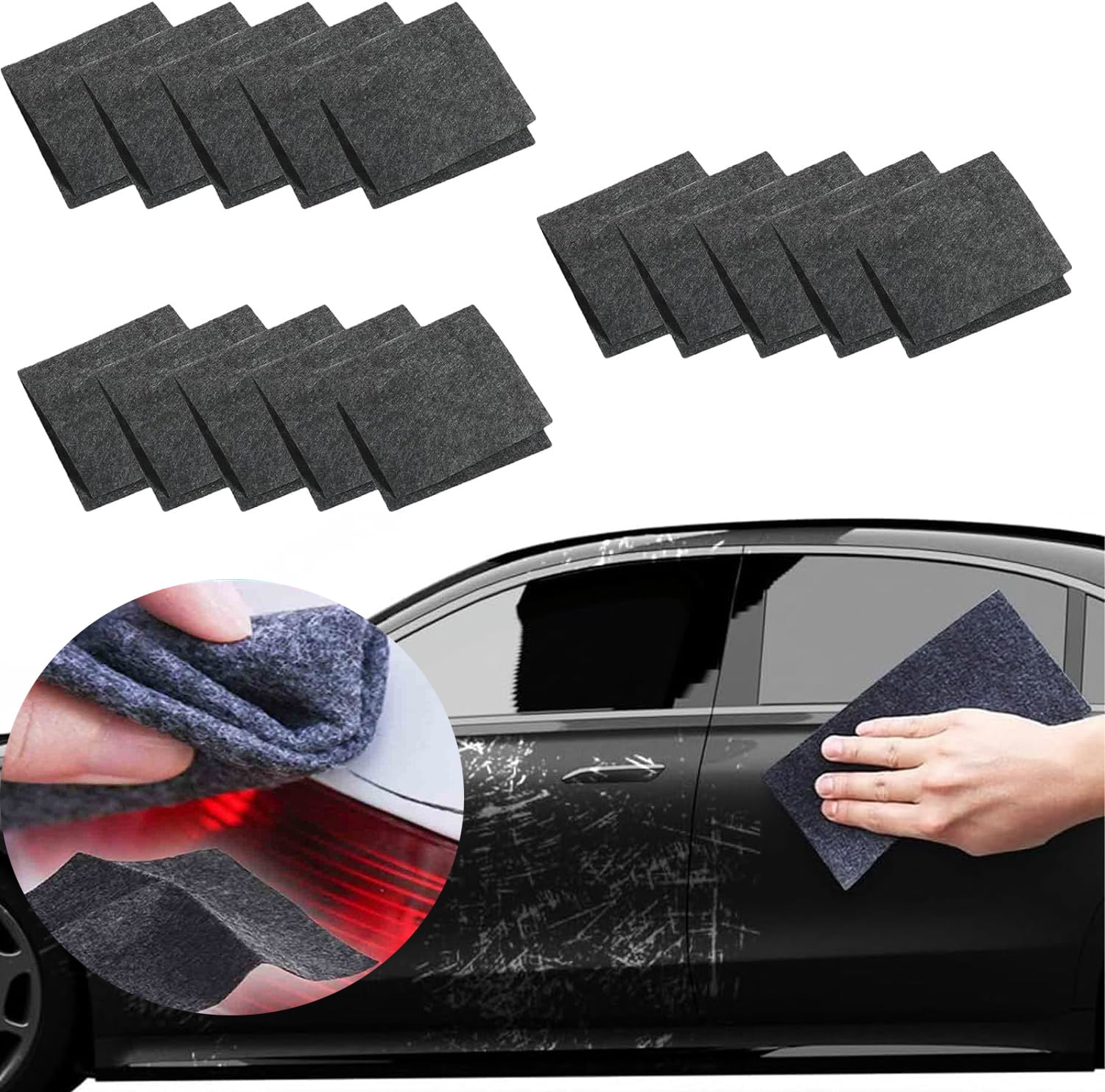 Breathe Green Nano Sparkle Cloth, Nano Removal Car Paint Scratch Repair ...