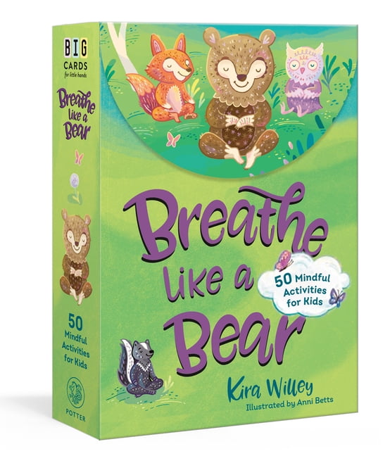 Breathe Like a Bear Mindfulness Cards : 50 Mindful Activities for Kids ...