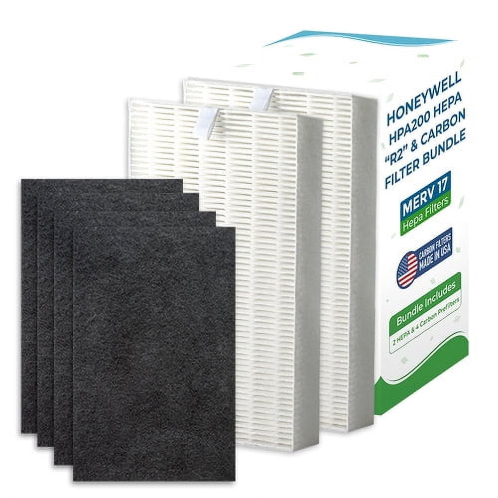 Breathe Naturally HEPA 13 Filters 2pk, Carbon Pre-Filters 4pk ...