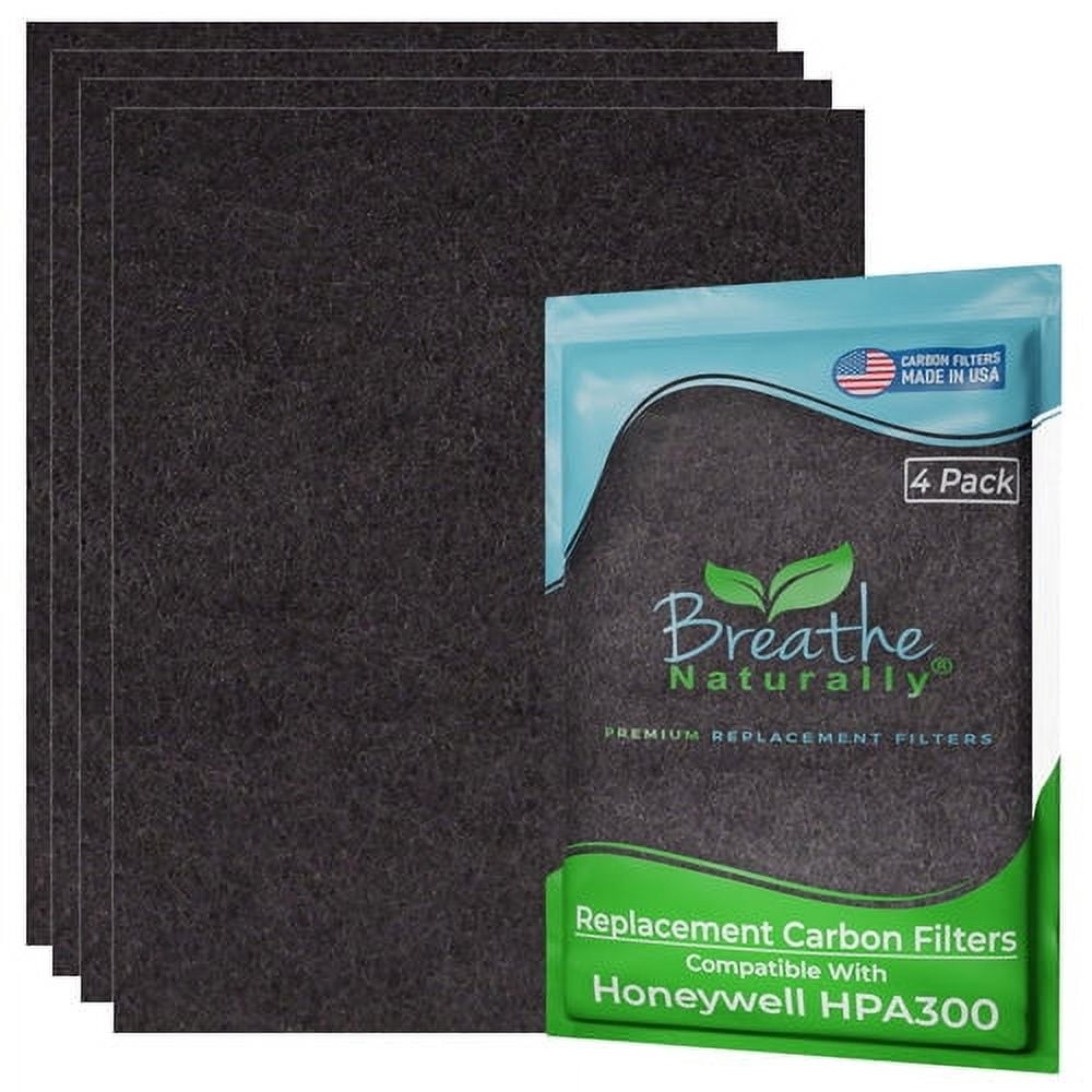 Breathe Naturally Carbon Prefilter 4pk, Replacement for Honeywell ...