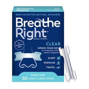 Breathe Right Nasal Strips in Sleep & Snoring Aids - Walmart.com