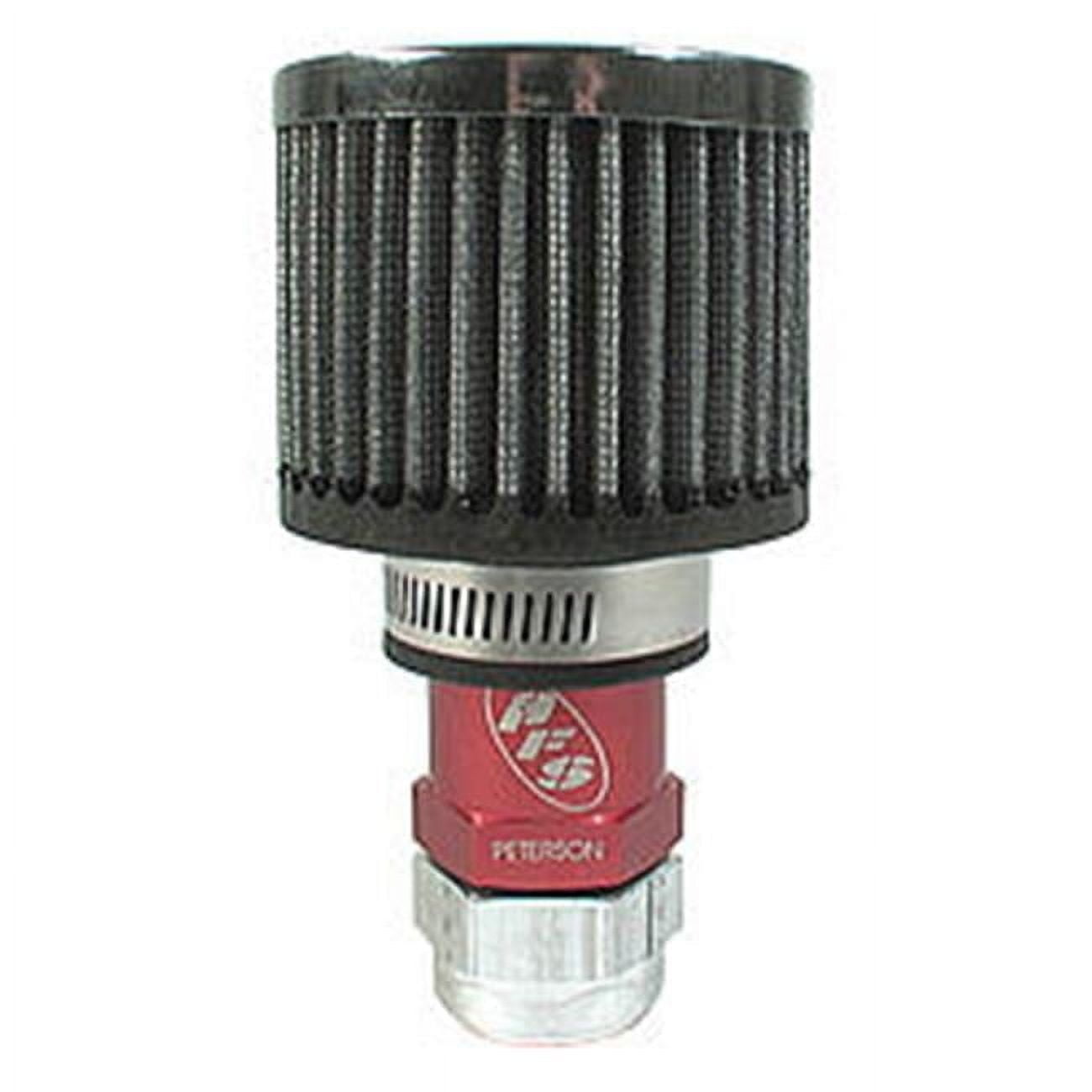 Breather 1-Way Vacuum - Pop Off Valve with Filter & -12 AN Weld Bung ...