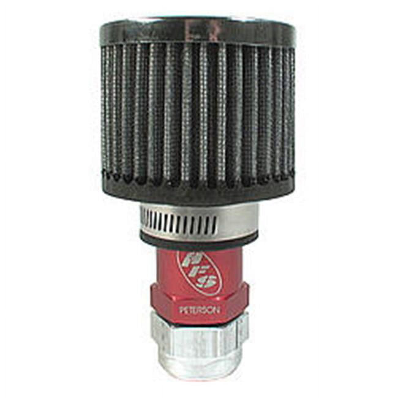 Breather 1-Way Vacuum - Pop Off Valve with Filter & -12 AN Weld Bung ...