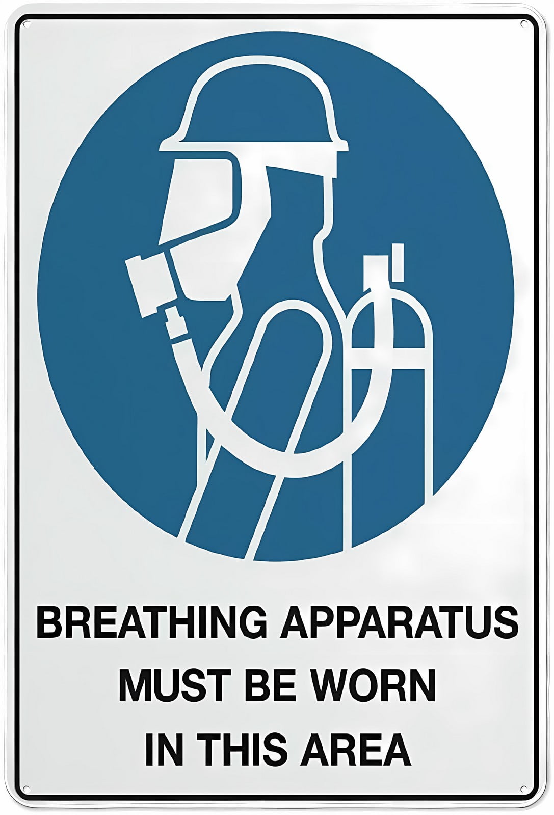 Breathing Apparatus Must Be Worn in This Area Safe Sign 12 x 8 Inches ...