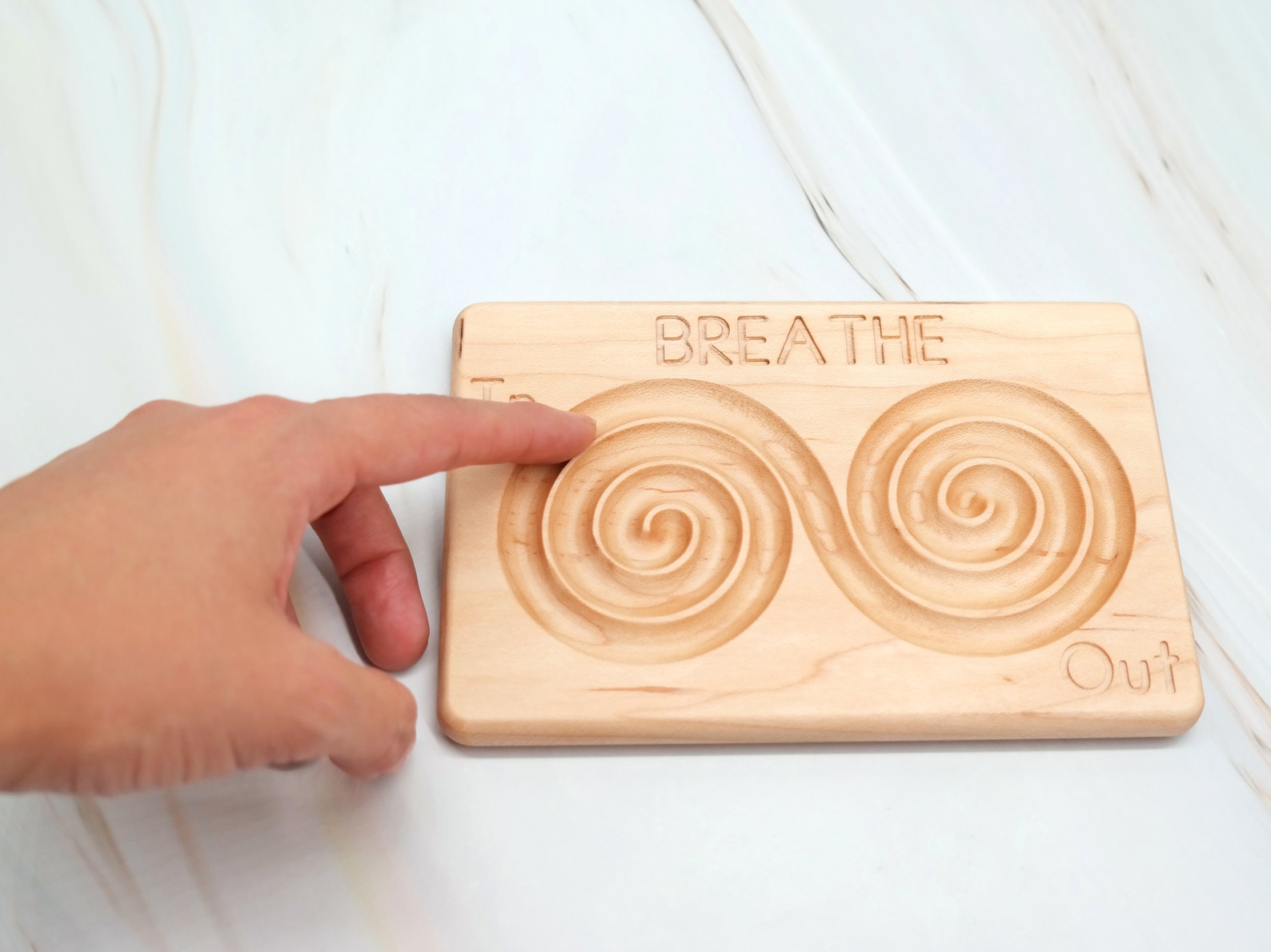 Breathing Board, Finger Labyrinth, Breathing Tool, Meditation Labyrinth ...