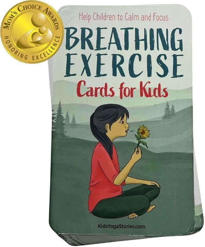 Breathing Exercise Cards for Kids: Calm and Focus - Colorful ...
