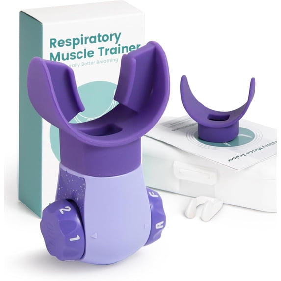 Breathing Exercise Device,Breathers Trainers Exerciser with Adjustable ...