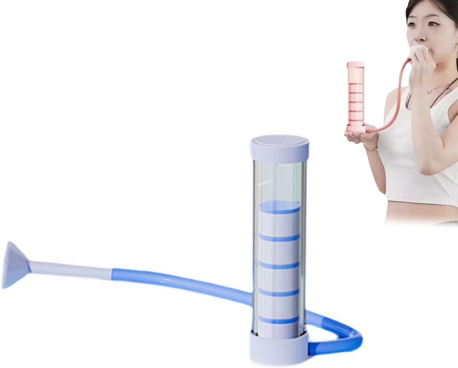 Breathing Exercise Device for Lungs,Dumbbell Breathing Trainer ...