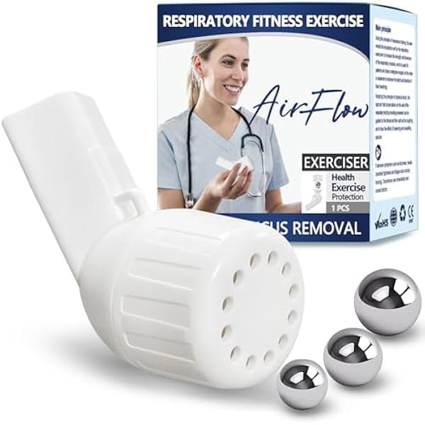Breathing Exercise Device for Lungs, Acapell Flutter Valve, Natural ...