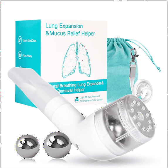 Breathing Exercise Device for Lungs - Natural Mucus Clearance and Lung Expansion Device - Lung ...