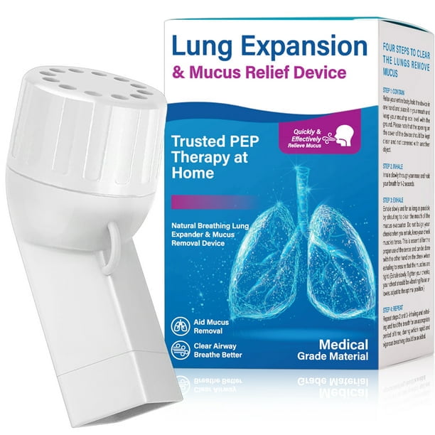 Breathing Lung Expander, Mucus Removal Device, Hand-Held Respiratory ...