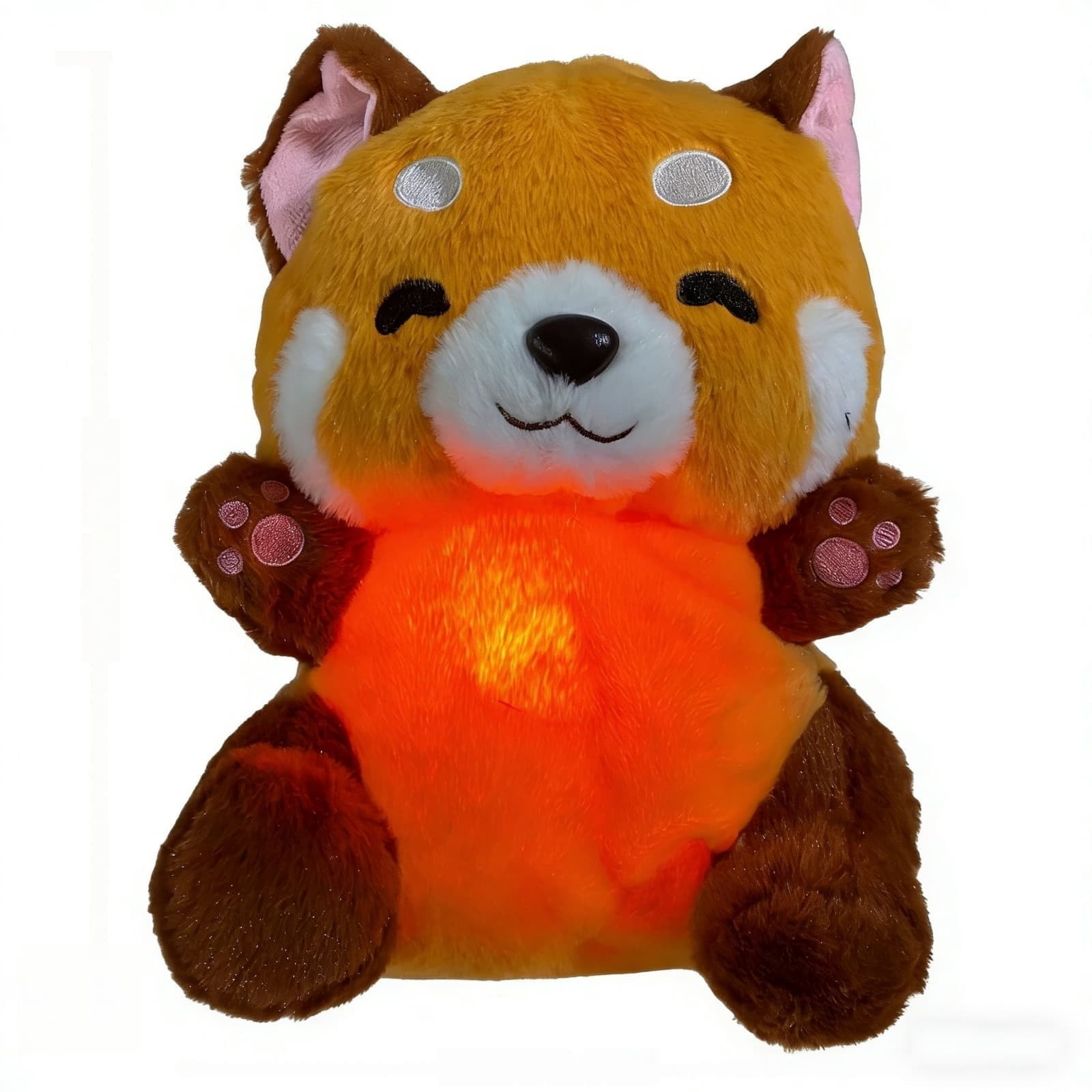Breathing Raccoon Doll, Musical Breathing Raccoon Stuffed Doll, Baby ...