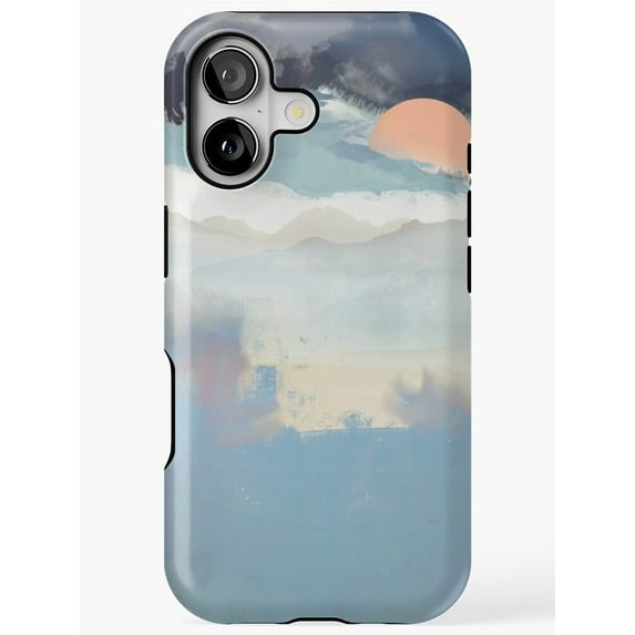 Breathing Space Calming Art Phone Case for iPhone 11 12 13 14 15 16 17 ...