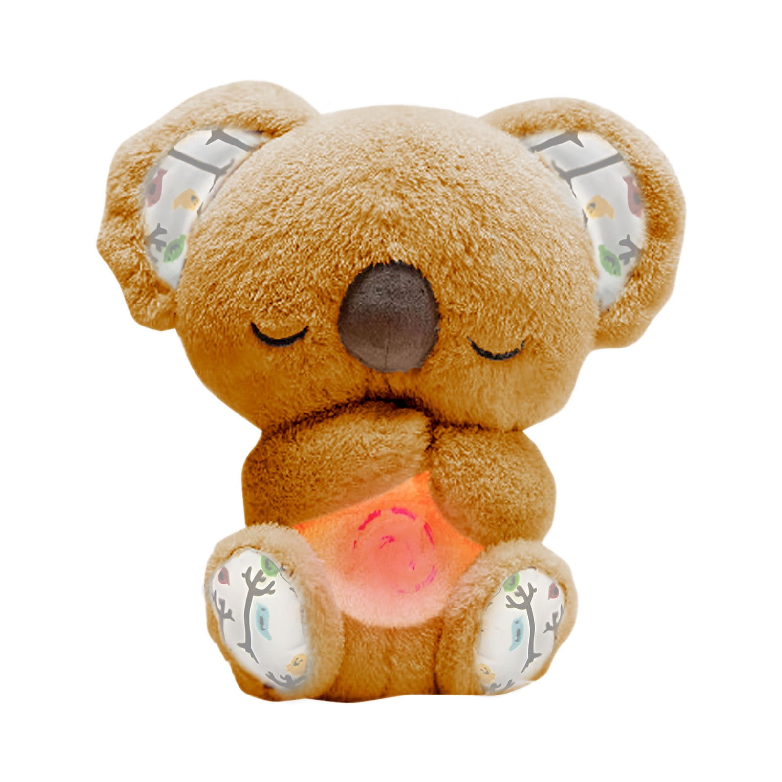 Breathing Stuffed Animal 9 inch Calming Soothers for Sleep Heartbeat ...
