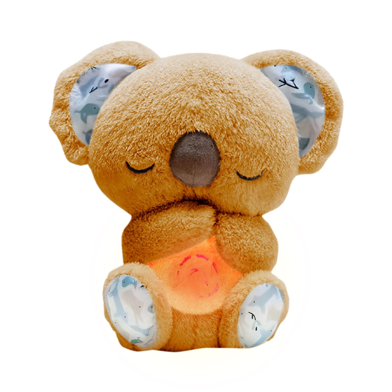 Breathing Stuffed Animal 9 inch Calming Soothers for Sleep Heartbeat ...