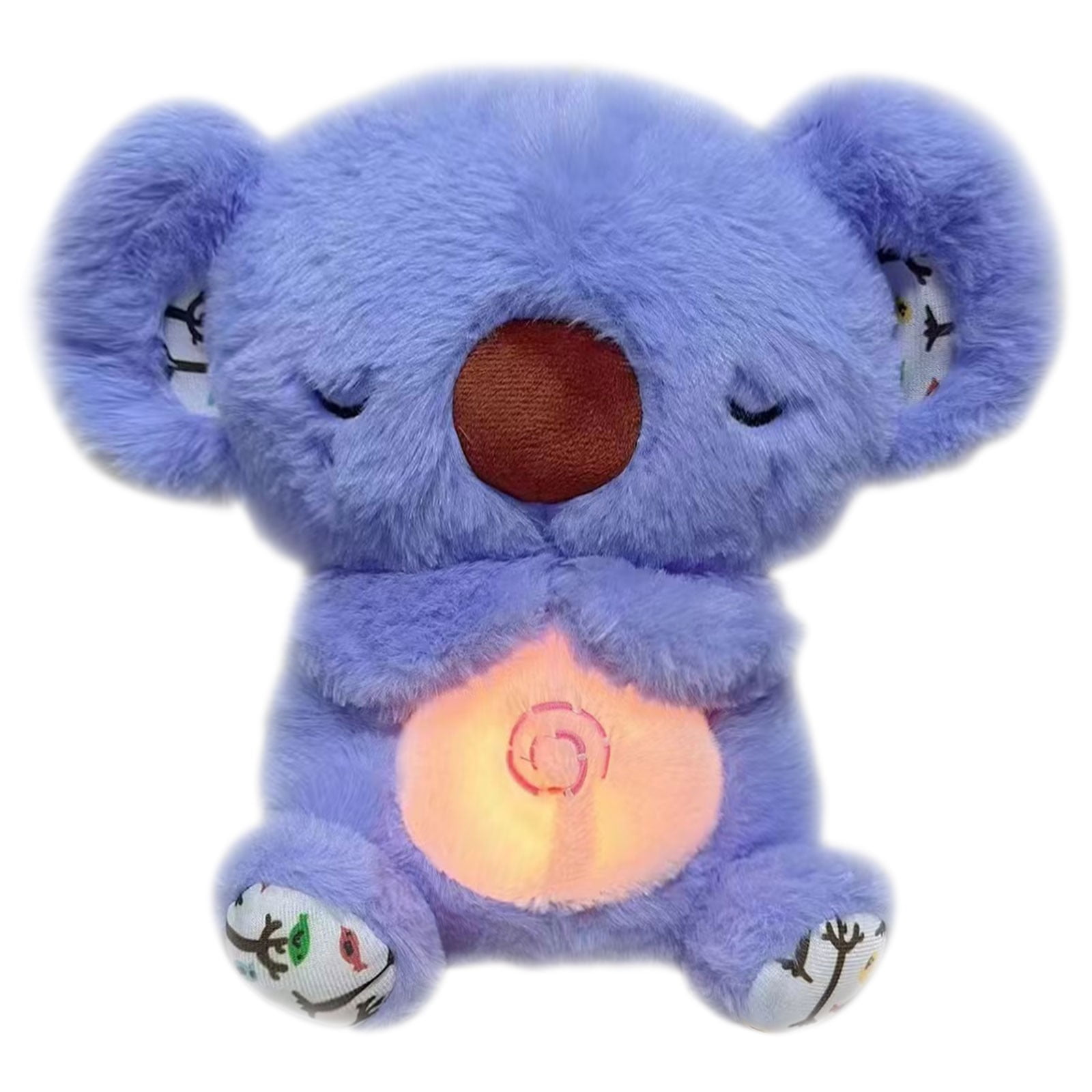 Breathing Stuffed Animal 9 inch Calming Soothers for Sleep Heartbeat ...