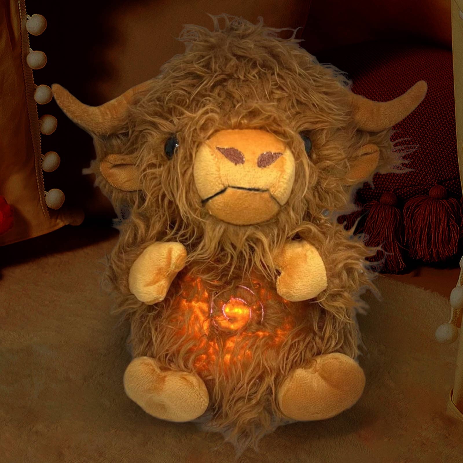 Breathing Stuffed Animal Calming Soothers for Sleep Heartbeat Plush for ...