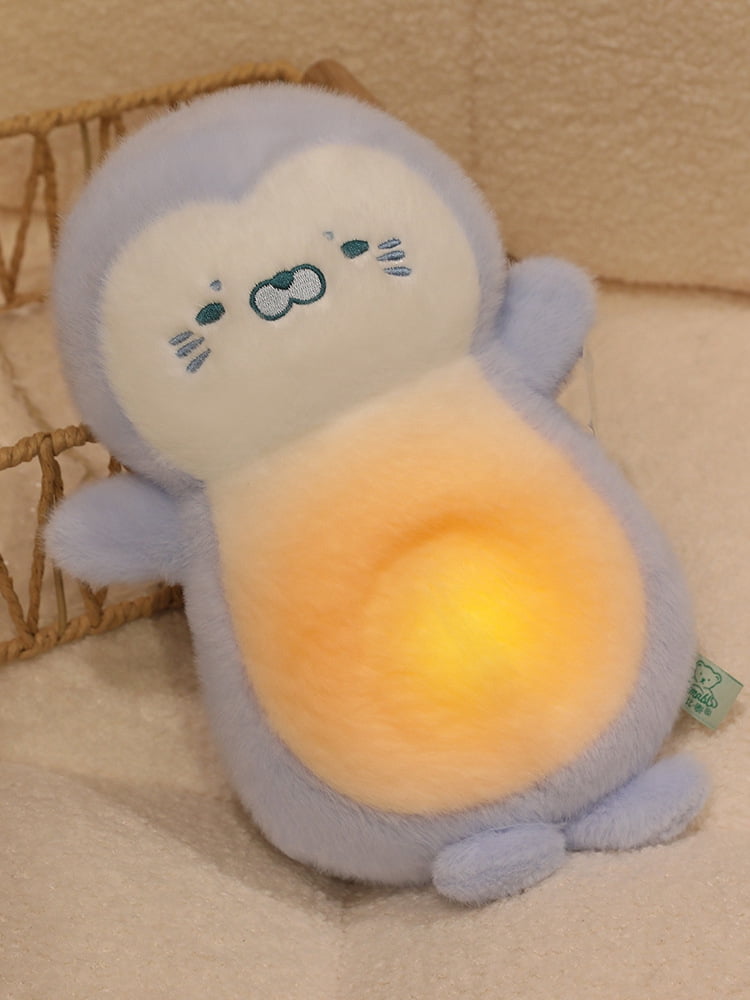 Breathing Stuffed Animal Seal Plush, Soothing Breathing Seal Plush Toy ...