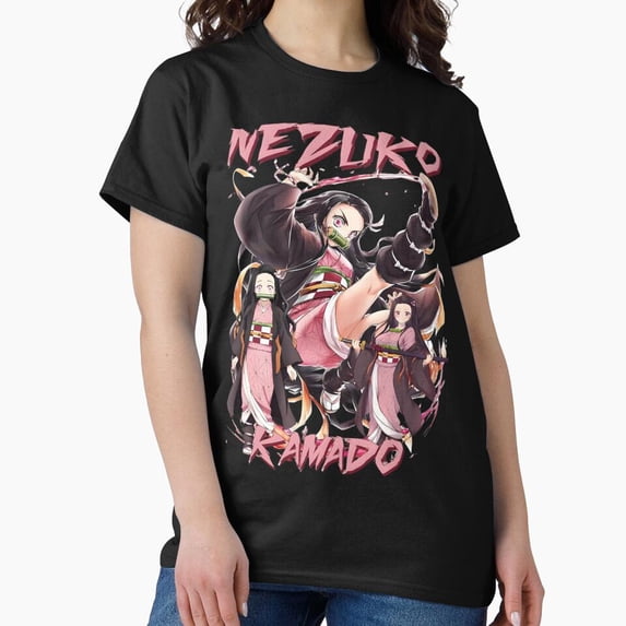Breathing Technique Chosen Sister Pink Bamboo Mouthpiece Shonen Tee T ...