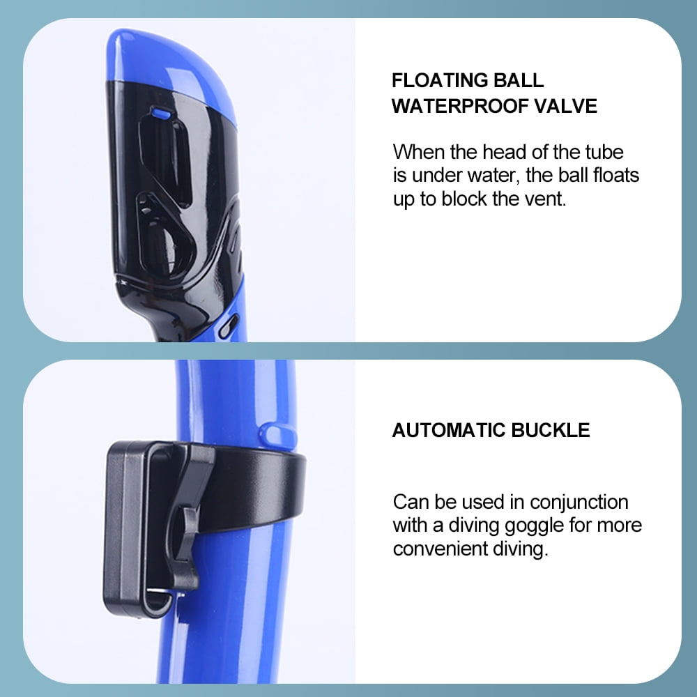 Breathing Tube,In Pool And Snorkel Tube With And Open Water Valve And ...