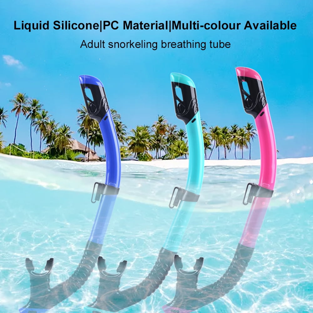 Breathing Tube,Swimmers Snorkel In And Open Water Valve And Silicone ...