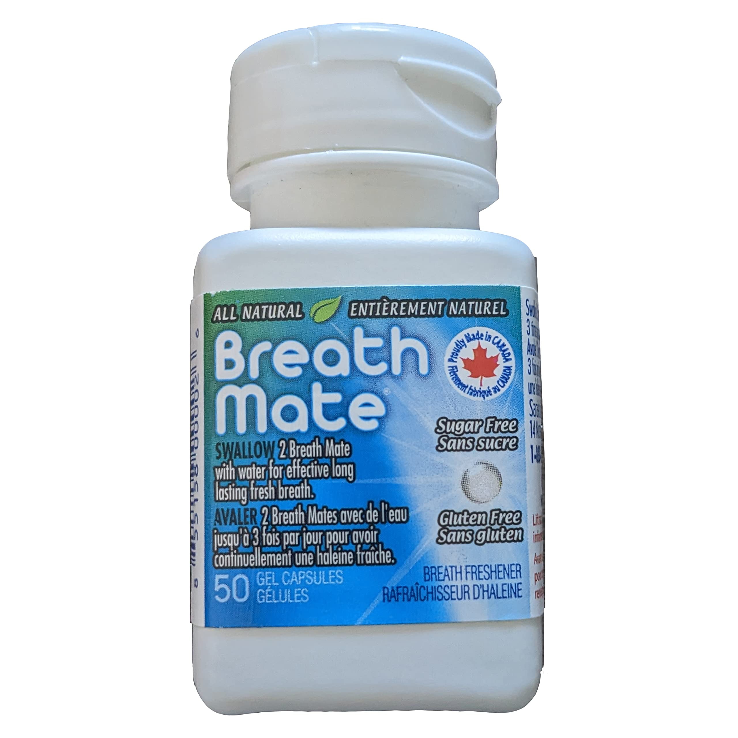 Breathmate Breath Freshener Gel YPF5 Capsules 50 Capsules - Walmart.com