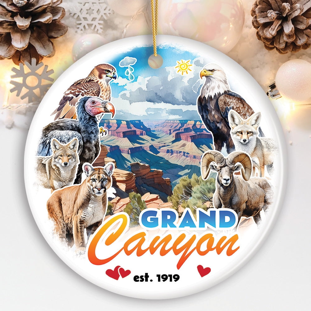 Breathtaking Grand Canyon Handmade Ornament, Vintage Colorado Nature ...