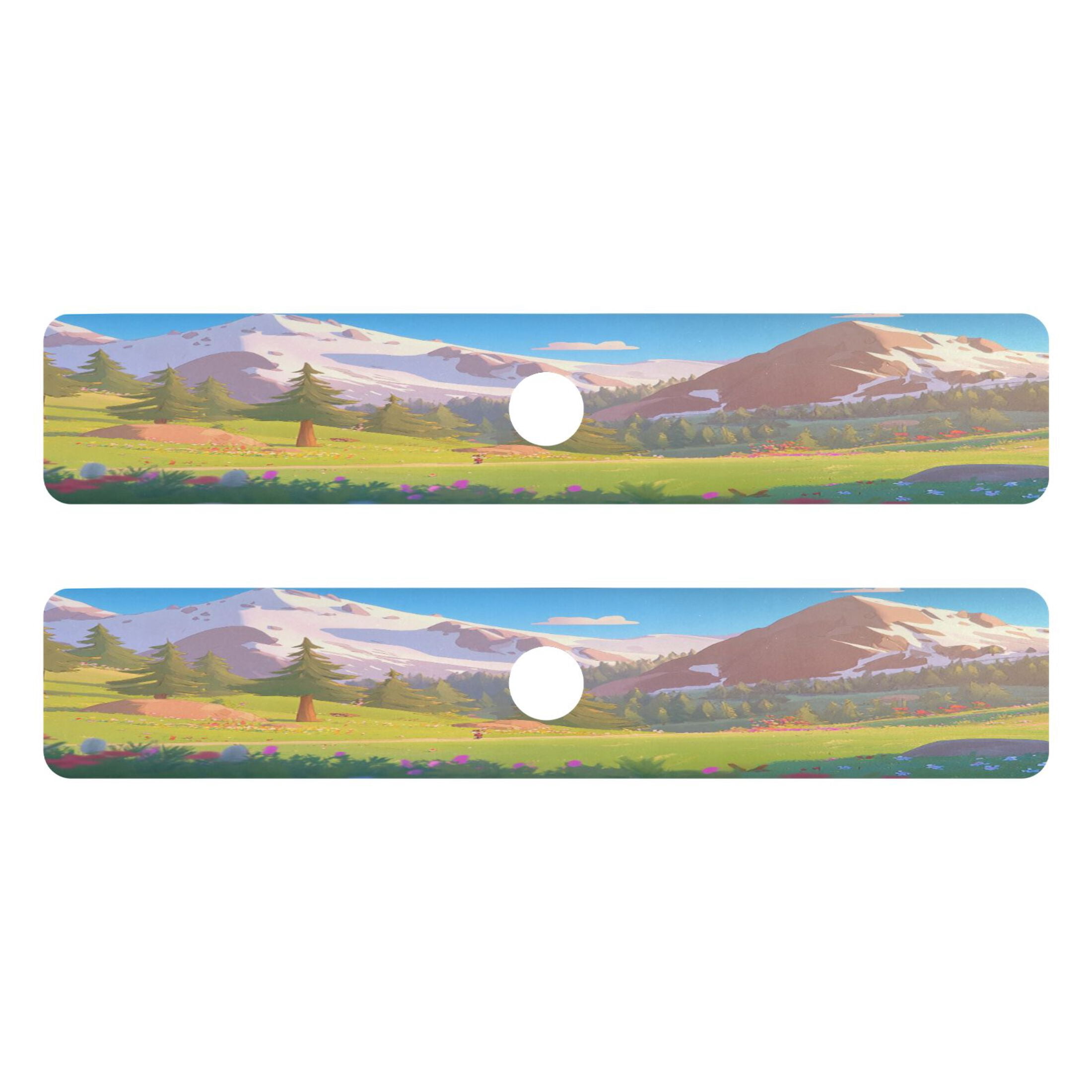 Breathtaking Mountain Extra Long Silicone Algae Sink Mat 30x5.4in 2 ...