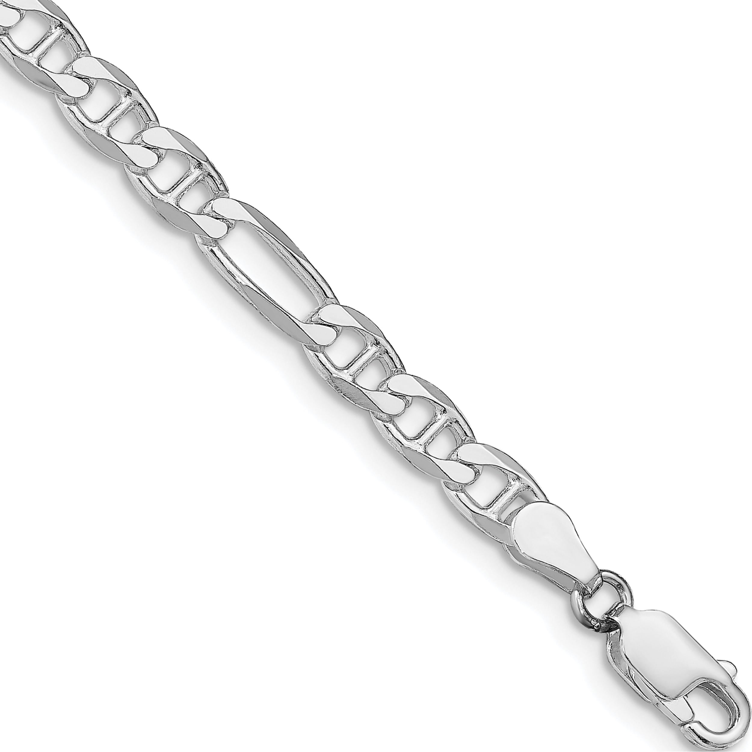 Breathtaking Sculptural Unique Sterling Silver Rhodium-plated 4.5mm ...
