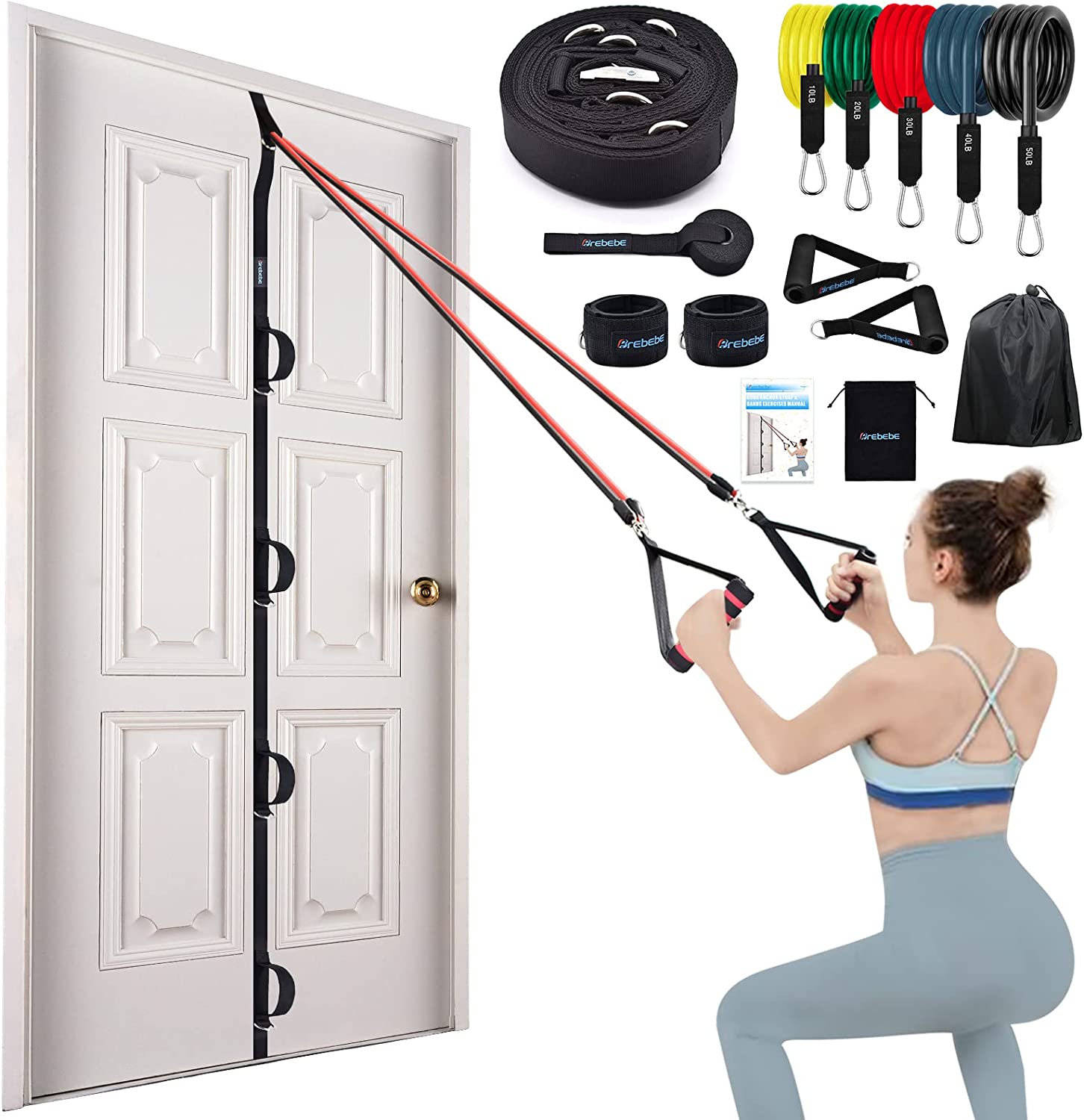 Black Mountain Products Exercise Resistance Band Anywhere Anchor ...